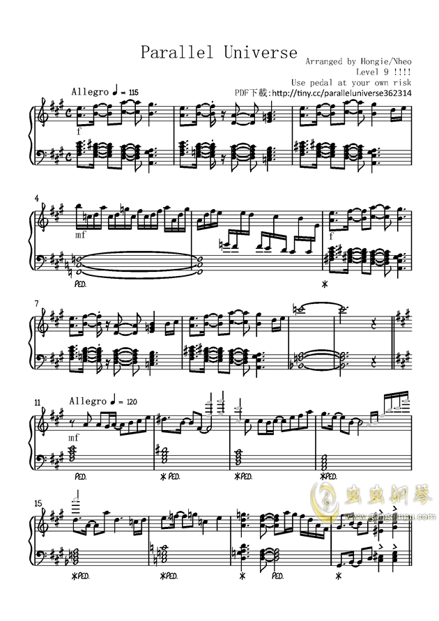 逆動‧平行時空 [Reverse ‧ Parallel Universe]，逆動‧平行時空 [Reverse ‧ Parallel Universe]钢琴谱，逆動‧平行時空 [Reverse ...