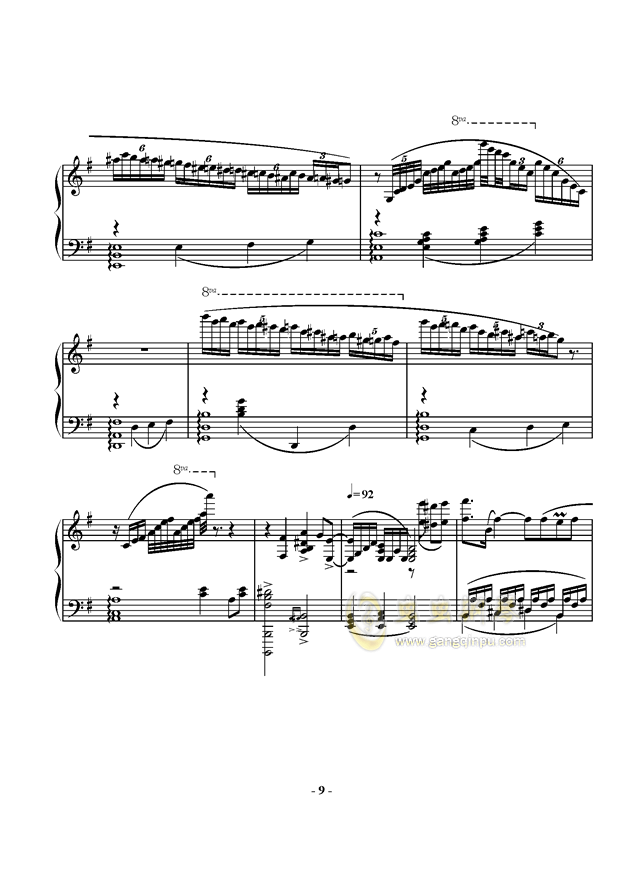 Autumn Leaves，Autumn Leaves钢琴谱，Autumn LeavesG调钢琴谱，Autumn Leaves钢琴谱大全，虫虫 ...