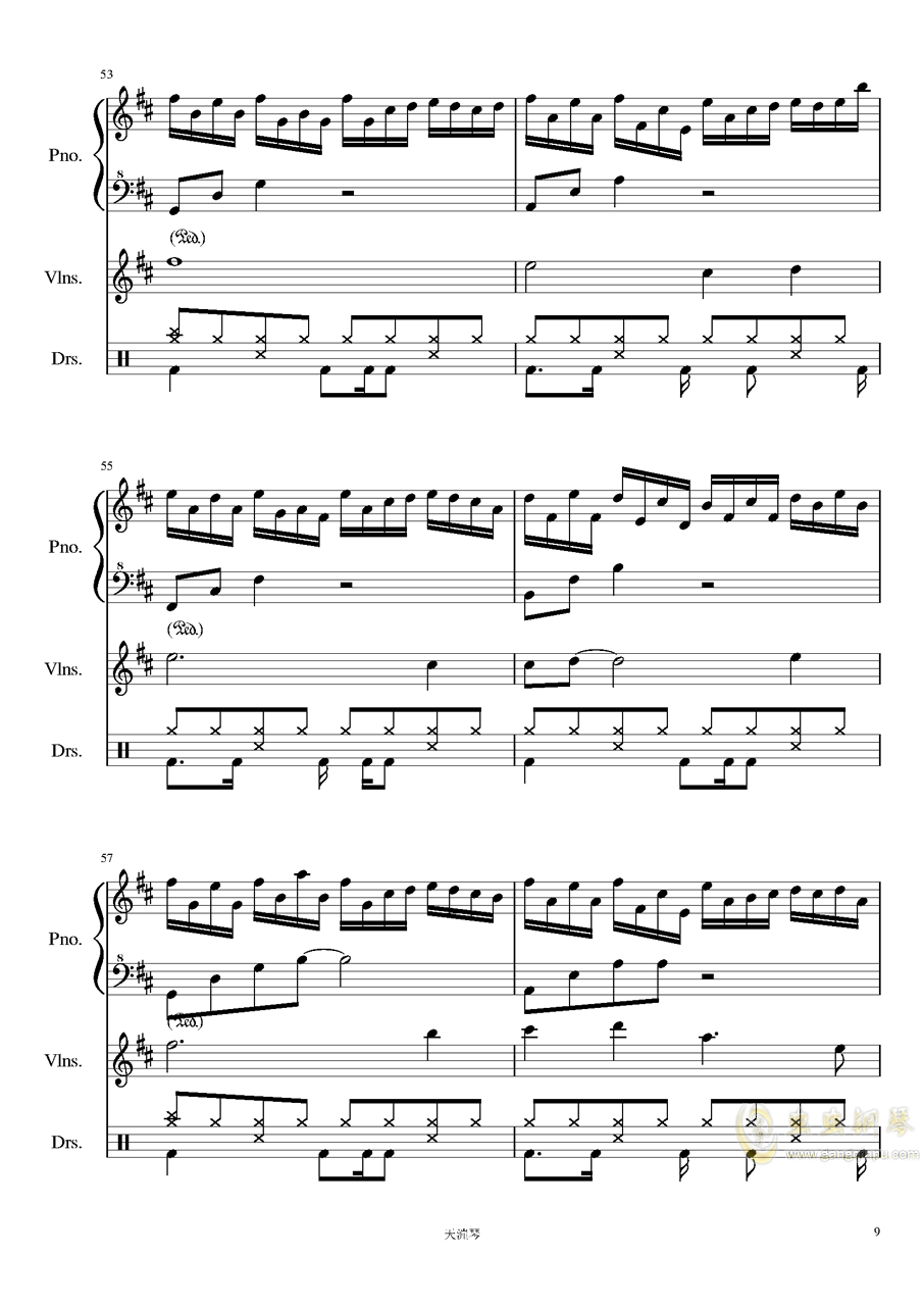 Somnambulating，Somnambulating钢琴谱，SomnambulatingD调钢琴谱，Somnambulating钢琴谱 ...